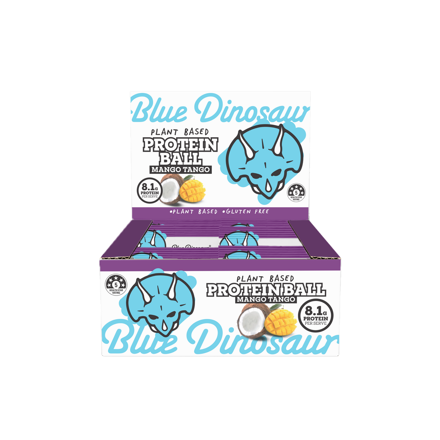 Mango Tango Protein Ball x 12 – Blue Dinosaur