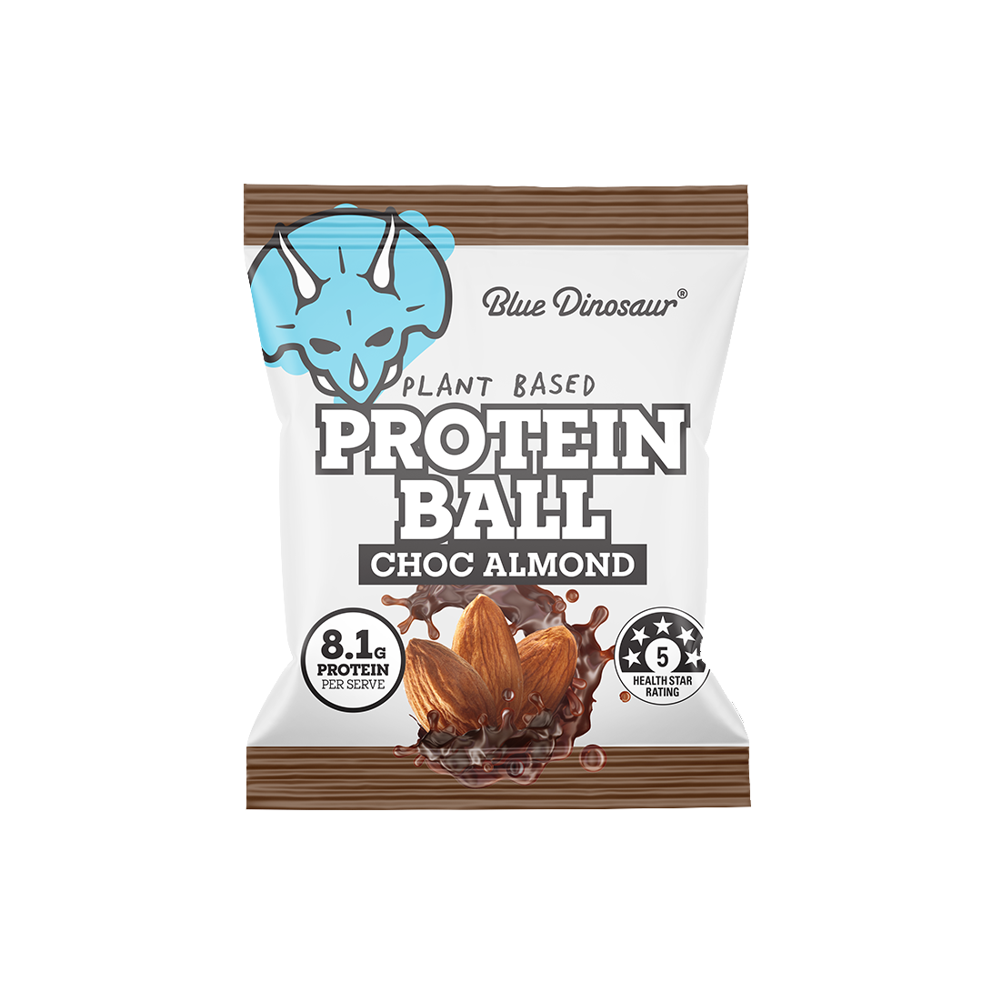 Choc Almond Protein Ball x 12 – Blue Dinosaur