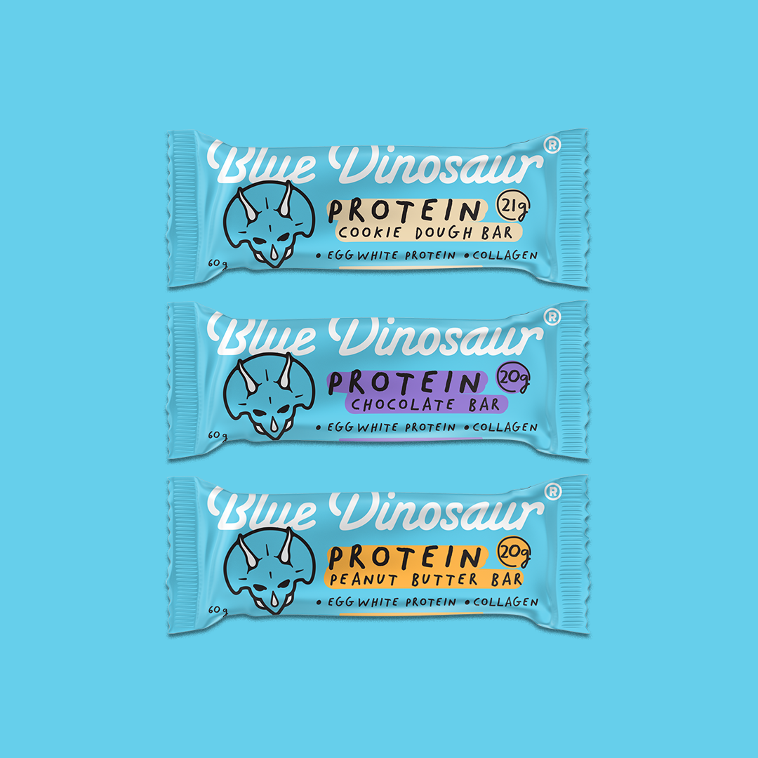 Protein Bar Range – Blue Dinosaur